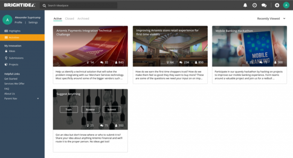 Fall 2018 Release: Brightidea Innovation Cloud 2.0 | Brightidea