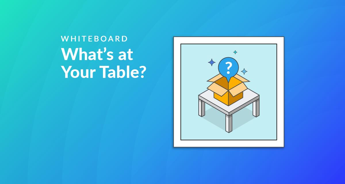 Ice Breaker - What's at Your Table? Template in Whiteboard | Brightidea