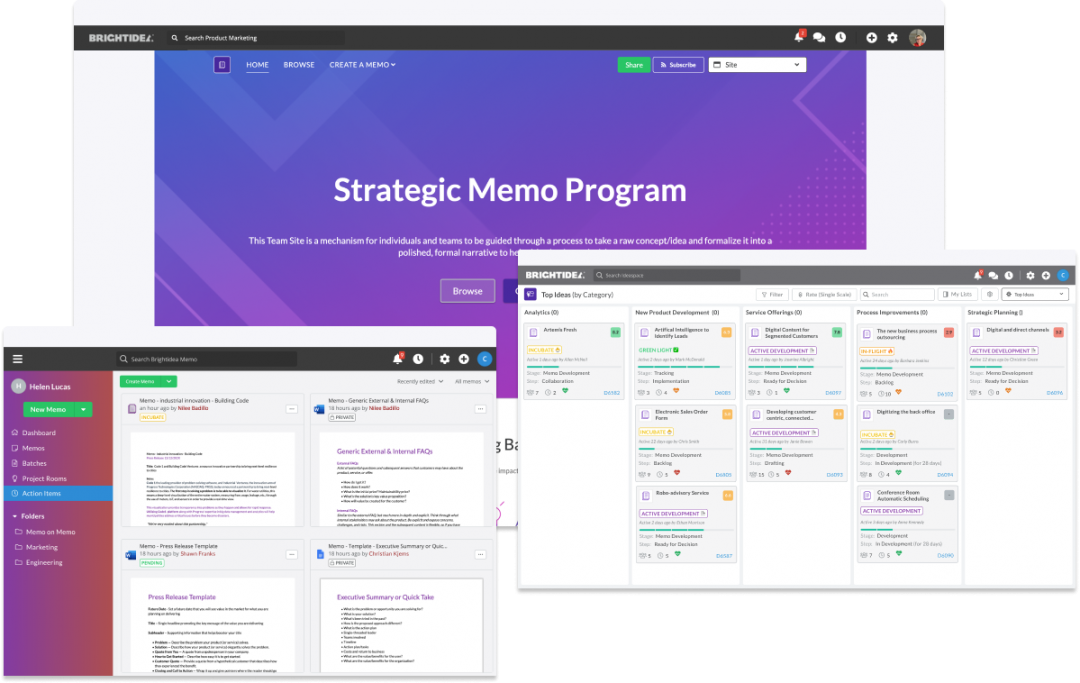 Fall Release 2022: Introducing Brightidea Memo
